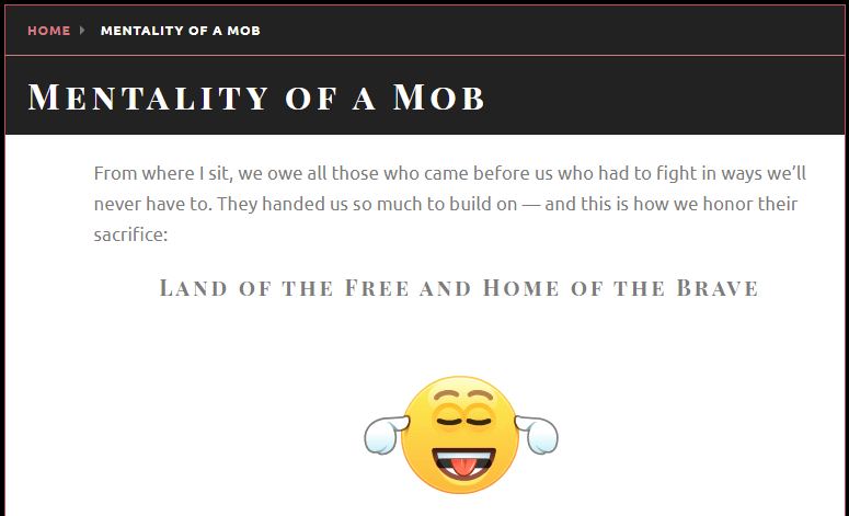 mentality-of-a-mob – One Voice Became Two